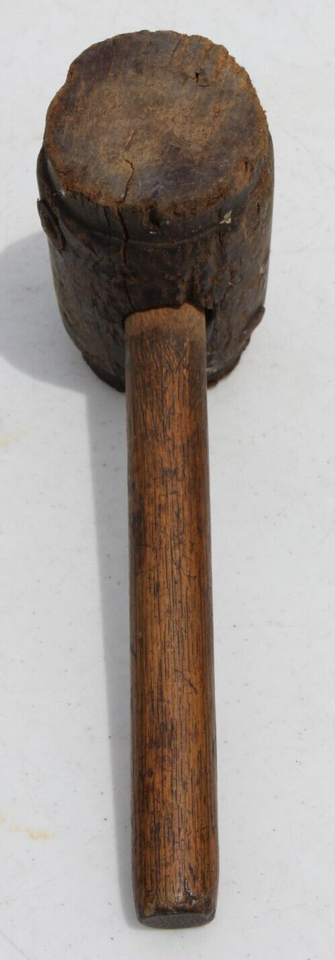 Antique Shipwrights Caulking Hammer Mallet Ship Boat Builder Tool 1800s ...