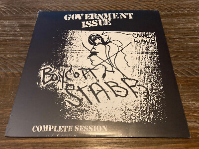 Government Issue "Boycott Stabb Complete Session" LP (Vinyl, Dischord ...