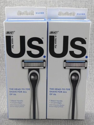 2 Pack- Bic A Razor For Us, Head-To-Toe Razors | eBay