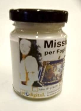 Missione Acqua Collante Trasparente per Foglia Oro, Similoro, Argento ...