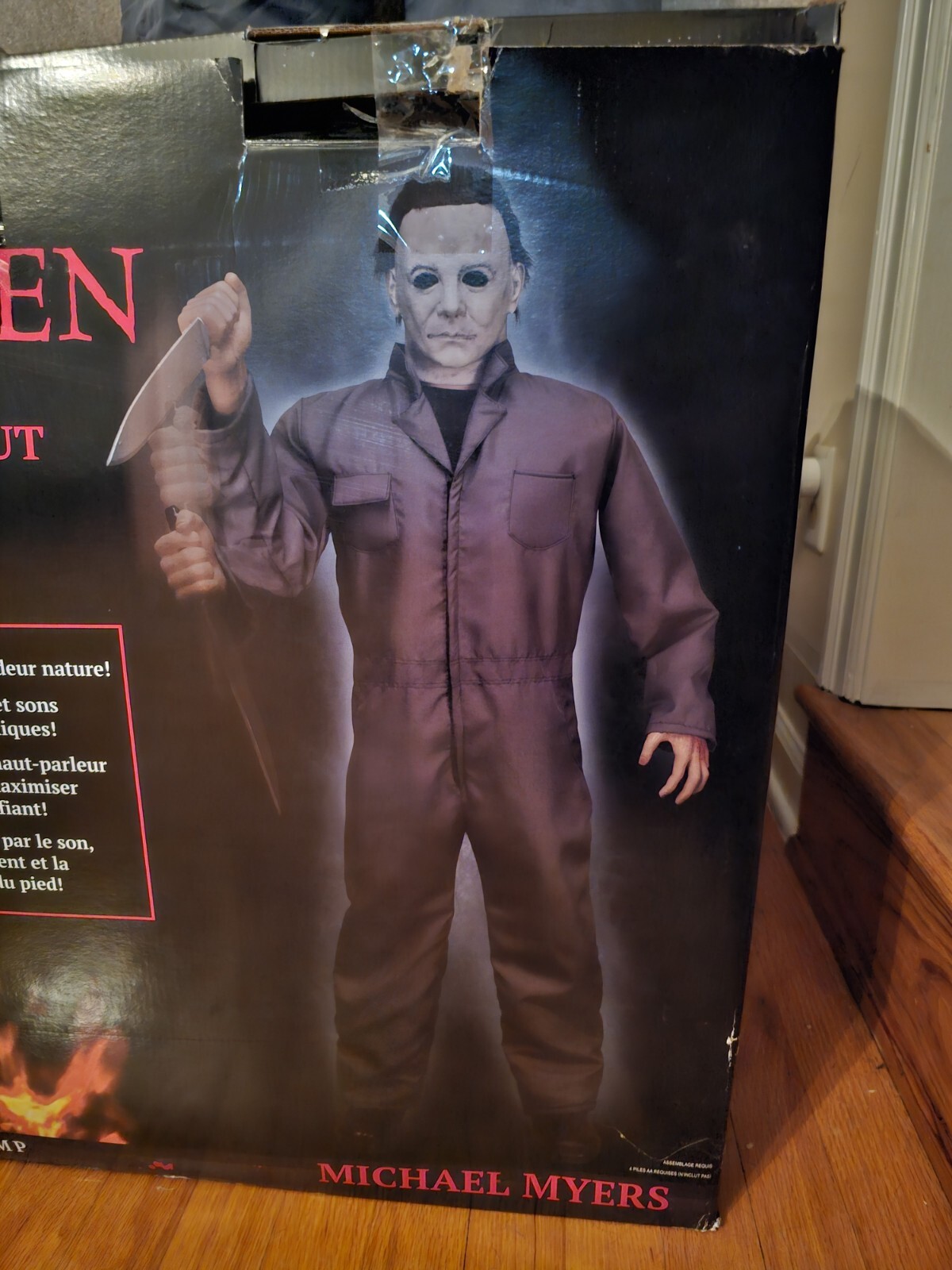 Animated Michael Myers Standing Decoration, 6.6ft Halloween II ...