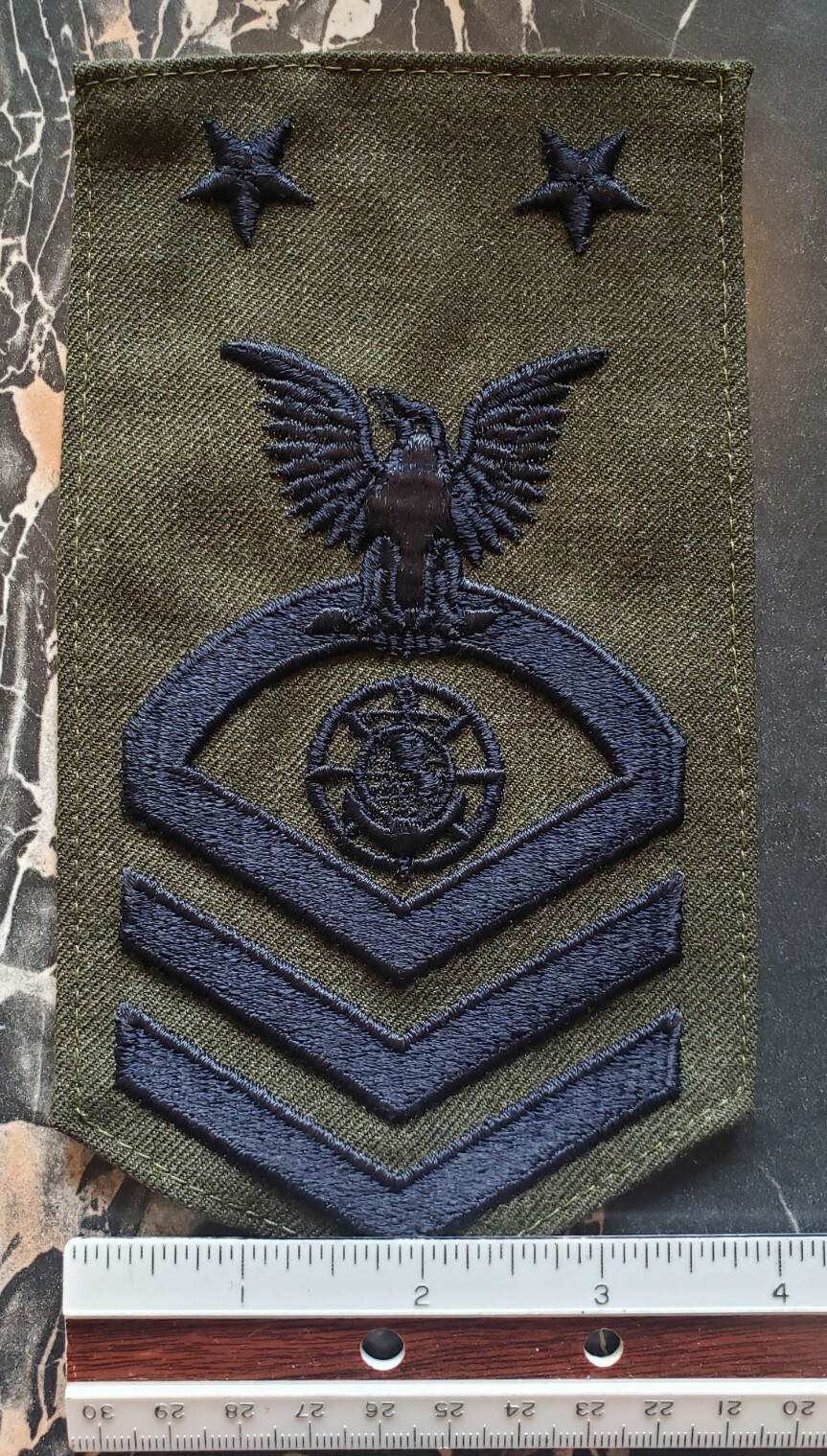US Navy Religious Program Specialist Green Wool 4" Patch for USMC RPCM ...