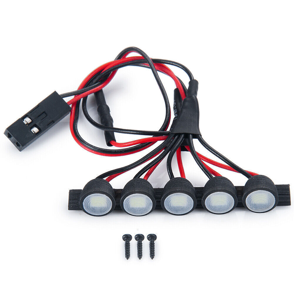 RC LED Lights Kit Bar Roof Lamp Headlight Spotlight for SCX24 AXI00006 ...