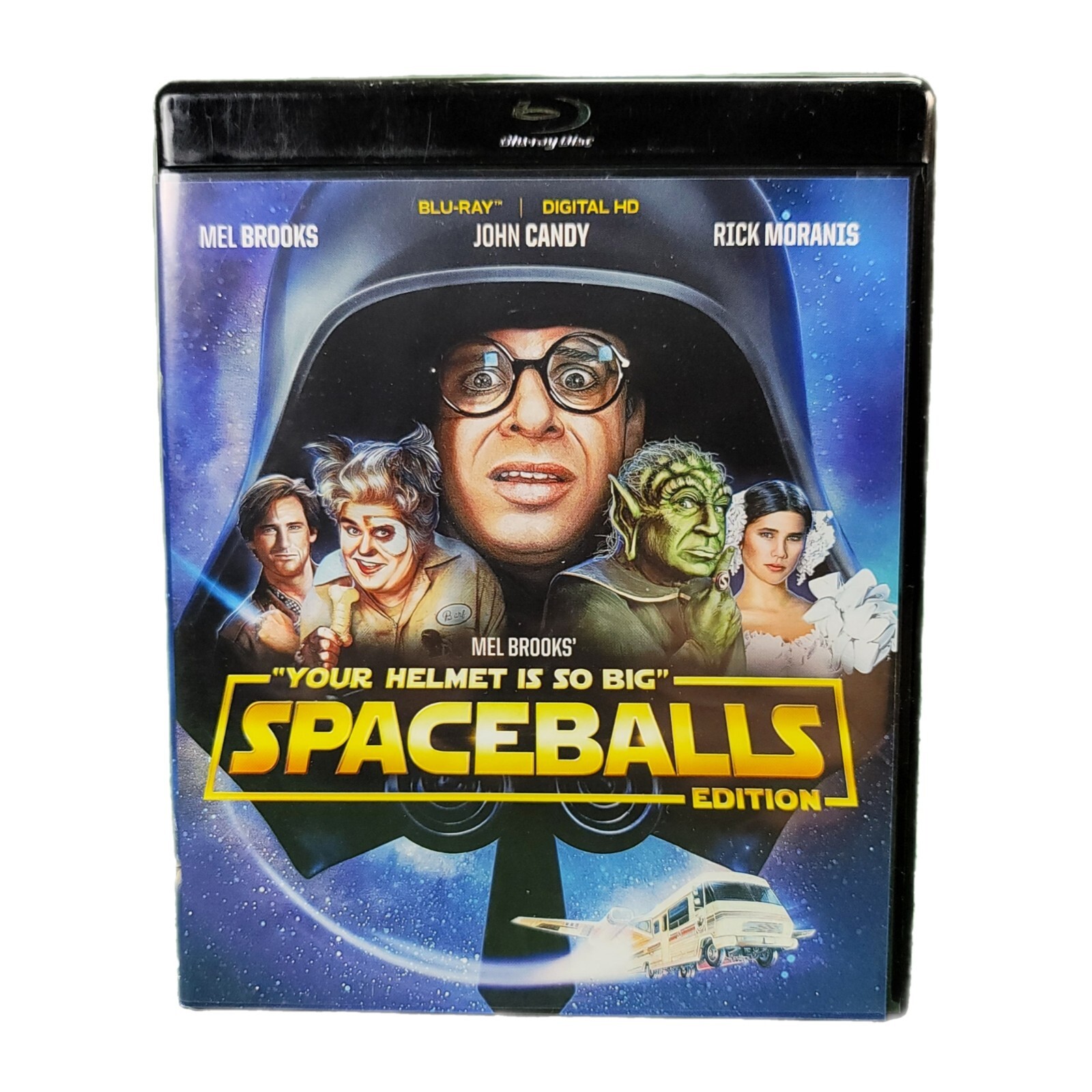 SPACEBALLS Your Helmet Is So Big Edition Blu-ray W/ Postcard & Stickers ...