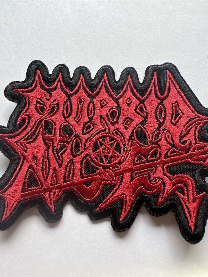 Morbid Angel LOGO SHAPED EMBROIDERED PATCH OBITUARY DEATH | eBay