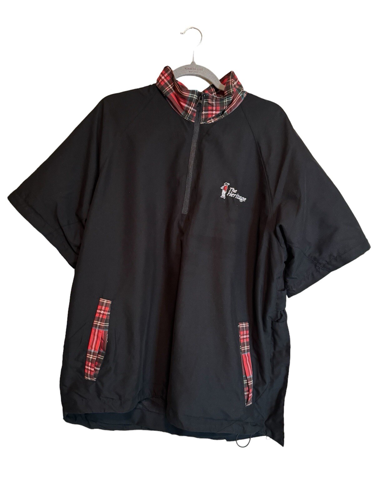 VINTAGE RBC Heritage Golf Jacket Black Plaid Defoor D… - Gem