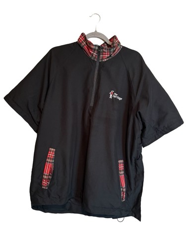 VINTAGE RBC Heritage Golf Jacket Black Plaid Defoor Designs Size L ...