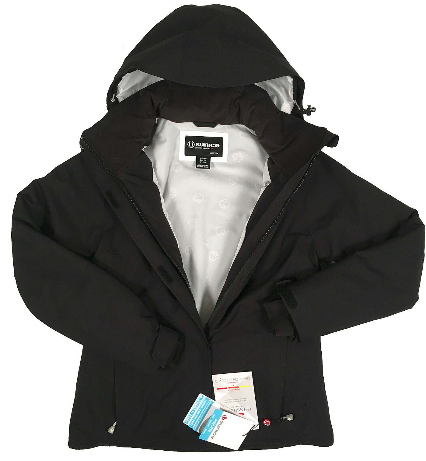 NEW Sunice Mirage Jacket! Blue or Black 3M Thinsulate Waterproof Silkytex | eBay