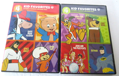 4 Kid Favorites: Saturday Morning Cartoons 1960's 1970's (2-Disc Sets ...