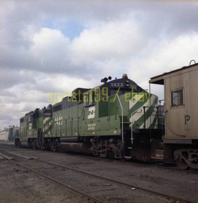BN Burlington Northern EMD GP10 Locomotive #1422 - Vintage Railroad ...