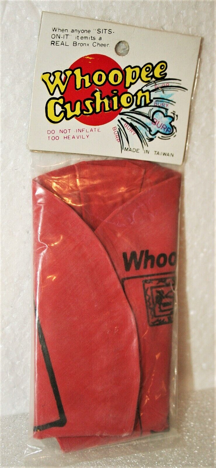 Vtg Dime Store Toy Whoopee Cushion Joke Gag 1970s Nos New MIP Taiwan ...