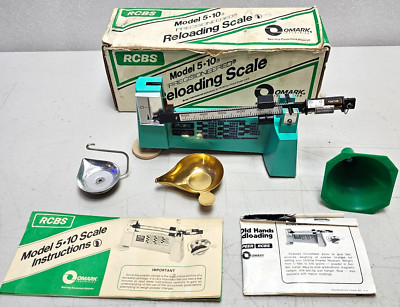 Vintage RCBS 5-10 Reloading Scale w/ Box | eBay
