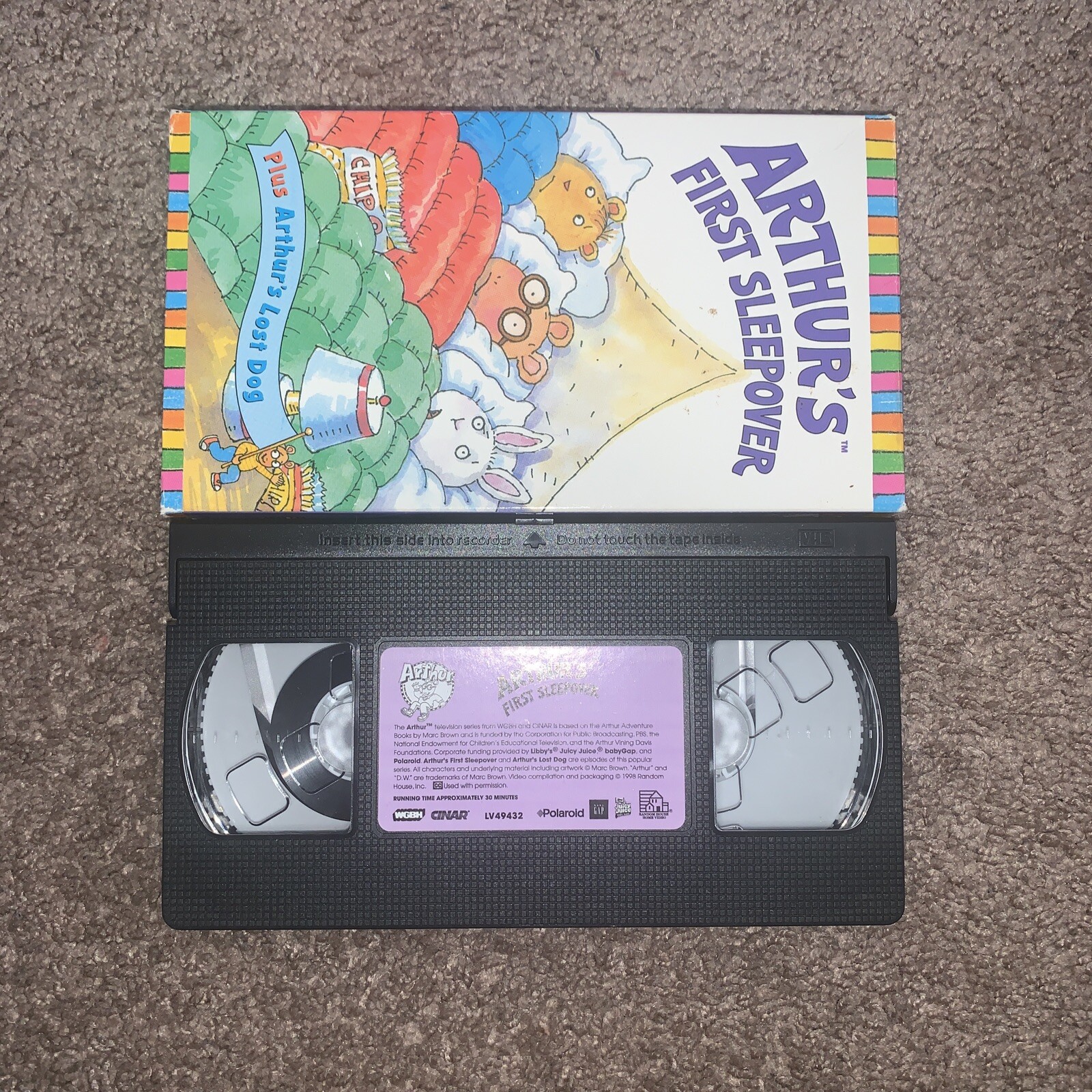 Arthur - Arthurs First Sleepover (VHS, 1998) 74644943238| eBay