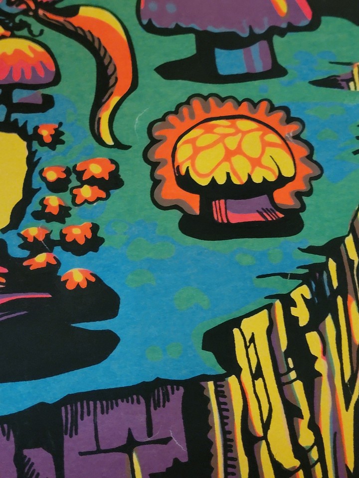 Vintage SEASON OF THE WITCH Blacklight Poster 1968 Dream Merchants ...