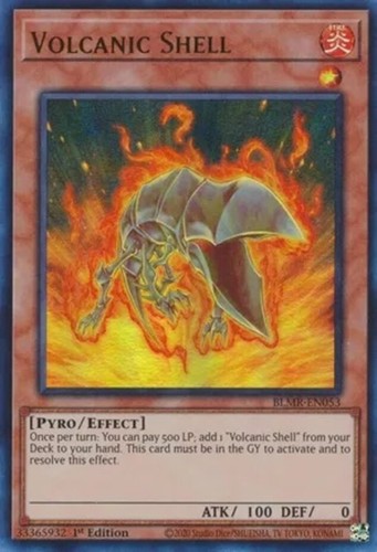 Volcanic Shell - BLMR-EN053 - Ultra Rare - 1st Edition Near Mint Yugioh ...