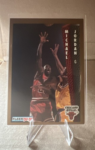 1992-93 Fleer Basketball Card Michael Jordan #32 Chicago Bulls | eBay