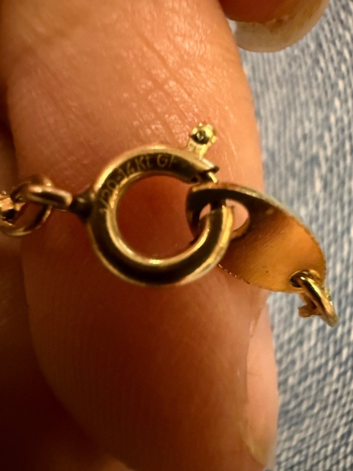 14K Gold Filled Bracelet size 7 | eBay