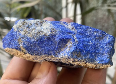 Afghanistan bright Blue Lapis Lazuli Lapidary Cutting Rough Raw Stone ...