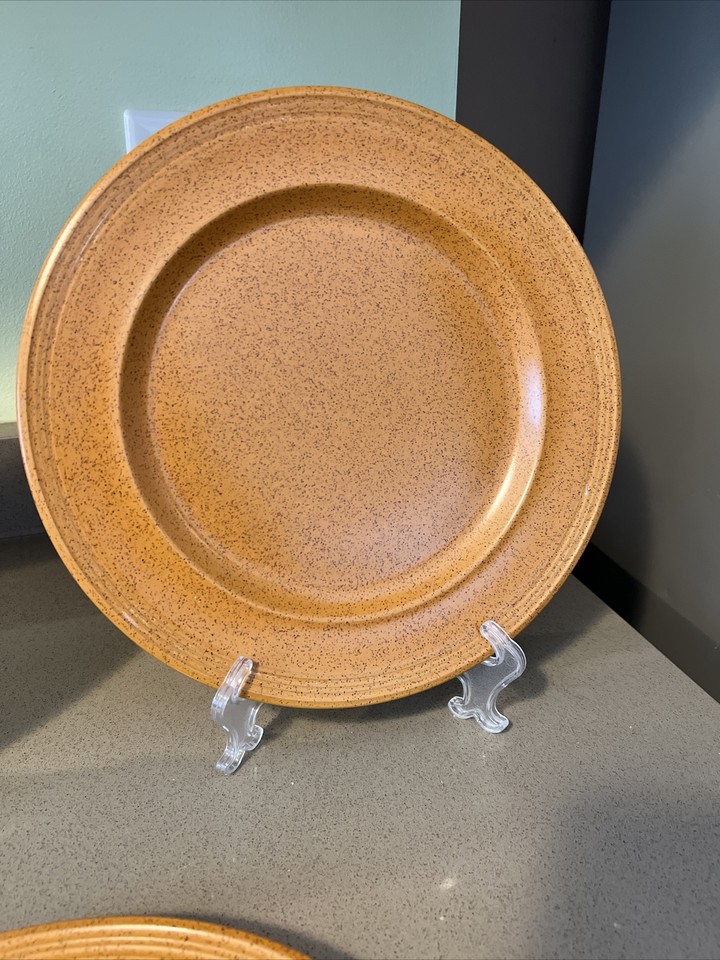 (3) Mikasa Painted Sands Burnt Orange Dinner Plates | eBay