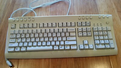 Vintage Chicony 104 Key Clicky PS/2 Keyboard KB-9805 Windows | eBay