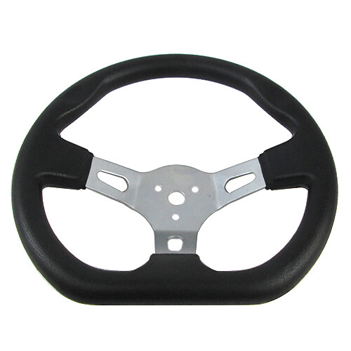 Steering Wheel with Cap & Flat Side for the Realtree RTK200 Go-Kart | eBay