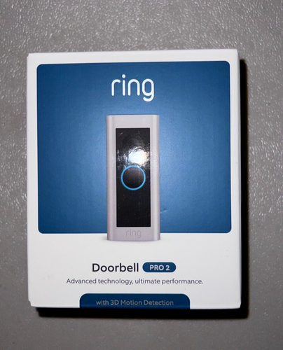 Ring - Video Doorbell Pro 2 Smart WiFi Video Doorbell Wired - Satin ...