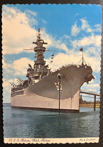 Postcard USS Alabama Battleship Mobile Alabama Color 4x6 | eBay