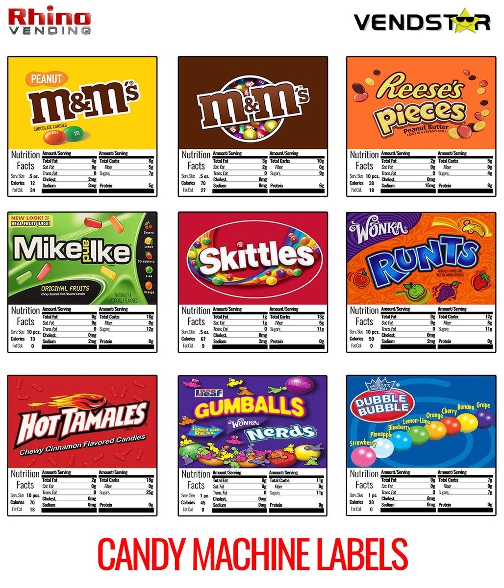 Vending Machine Tags 12 Sheets Garage Sale Price Stickers - 16,800 ...