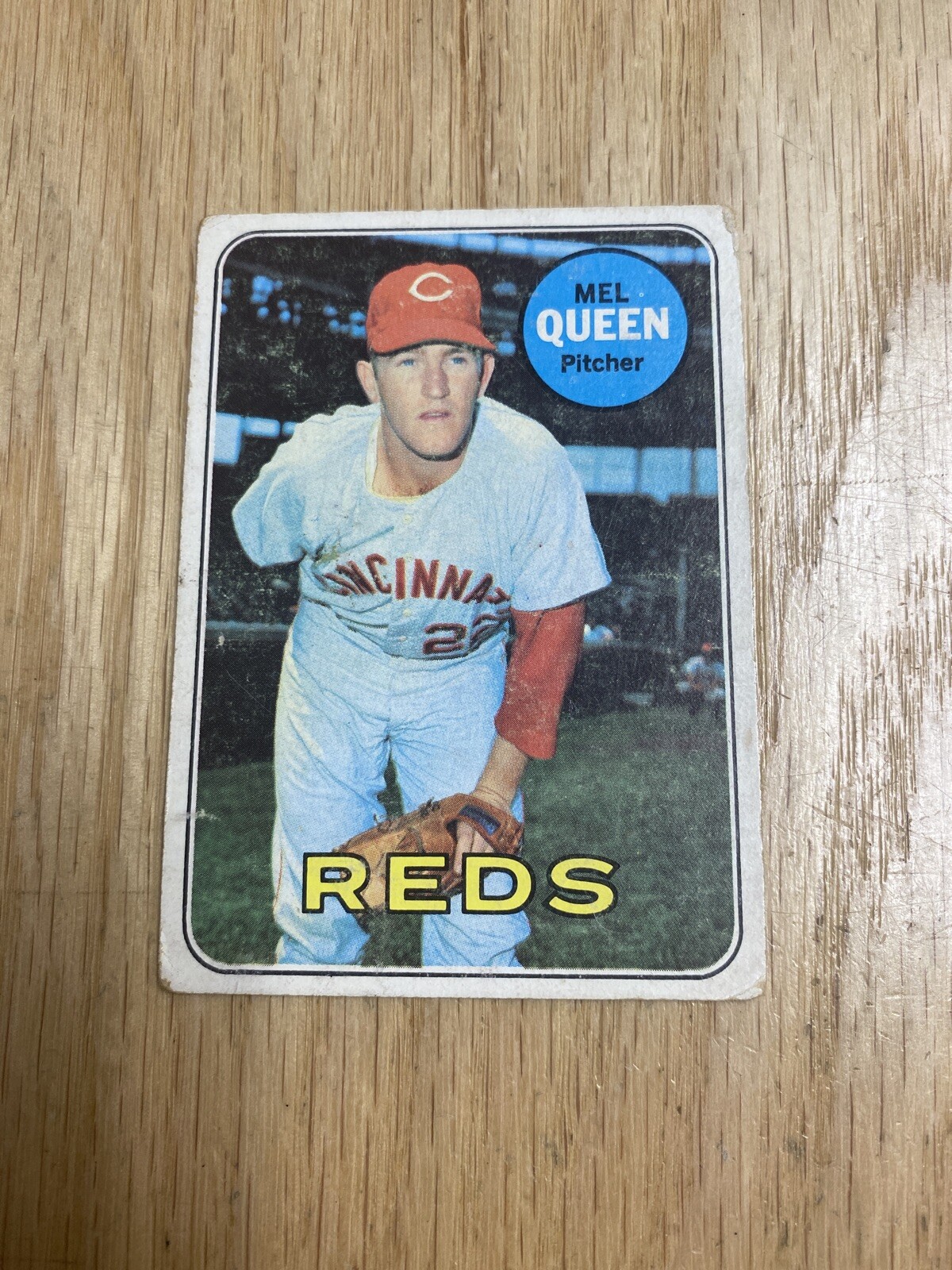 1969 Topps Baseball Mel Queen Cincinnati Reds Card #81 | eBay
