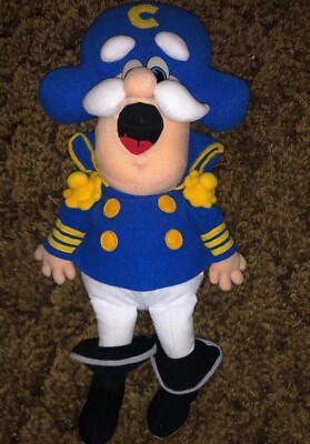 Vintage 1992 Captain Crunch 18" Plush Stuffed Doll Promotion Quaker ...