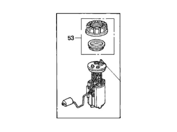 2002-04 Honda CRV Fuel Pump Assembly OEM 17040-S9A-A00 with OEM gasket ...