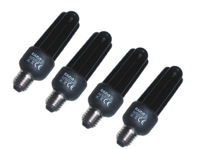 4 x Ibiza Light UV 25W Blacklight Ultraviolet Neon Rave Party Disco ...