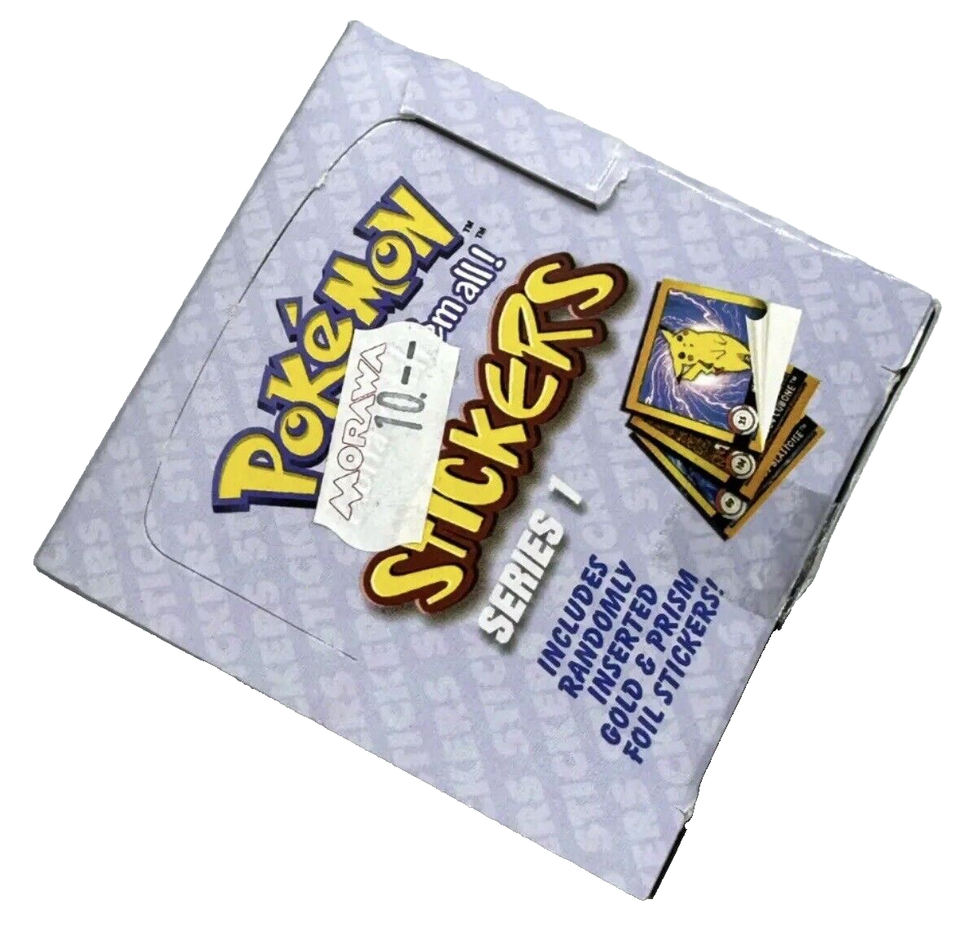 Lot of 6 1999 Pokémon Artbox Stickers Series 1 Display Boxes | Minor ...