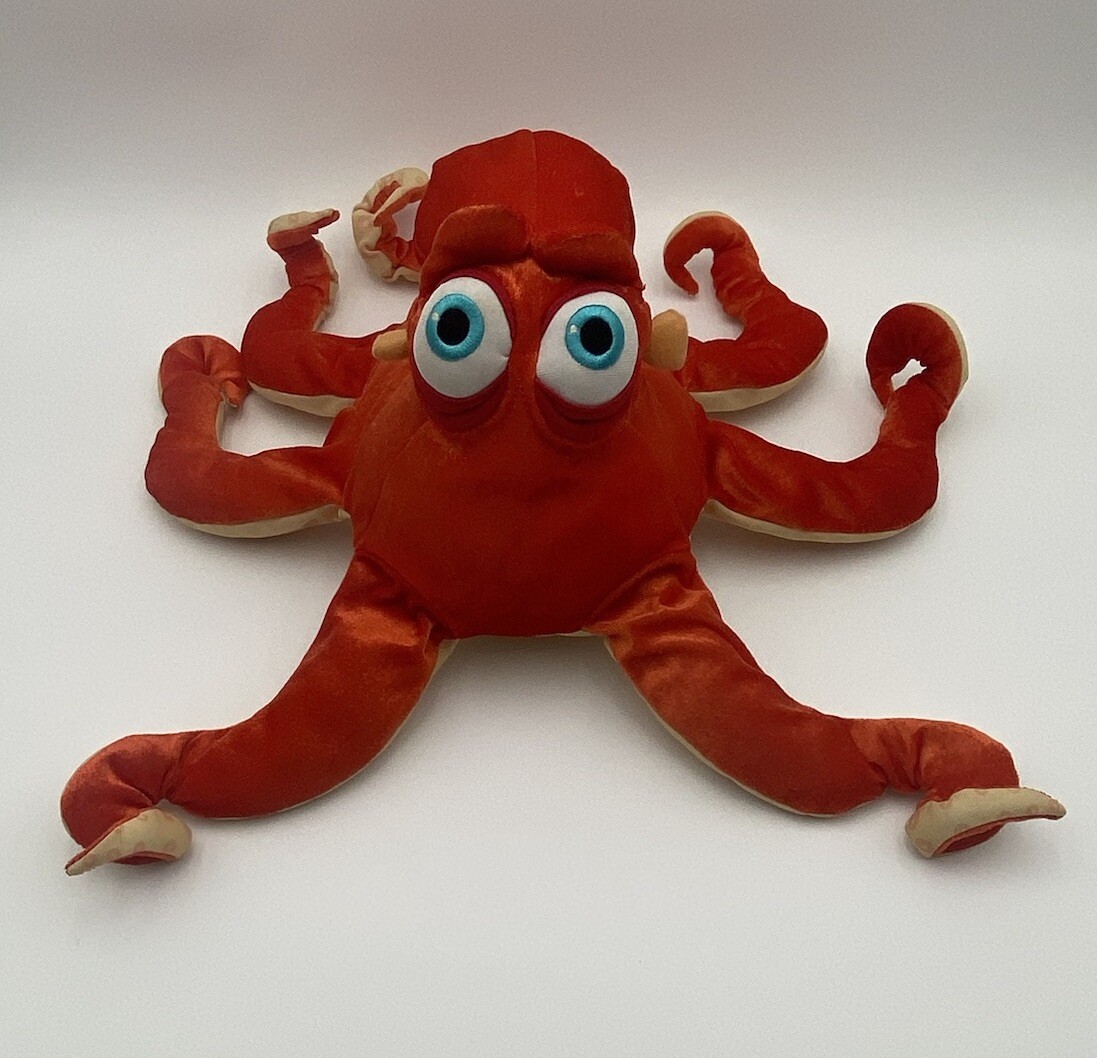 Disney Store Hank Octopus Plush 16" Finding Dory Plush Nemo Orange ...
