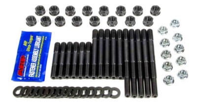 ARP 234-5607 Small Block Chevy, 4-Bolt Main Studs, Hex Nuts, Chromoly ...