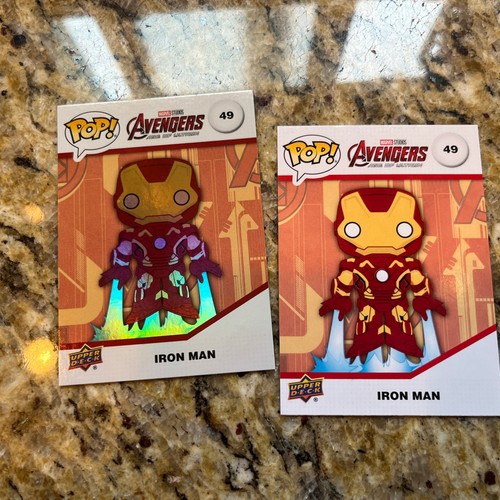 2023 Upper Deck Marvel Funko Pop Iron Man Patina Holo #49 | eBay