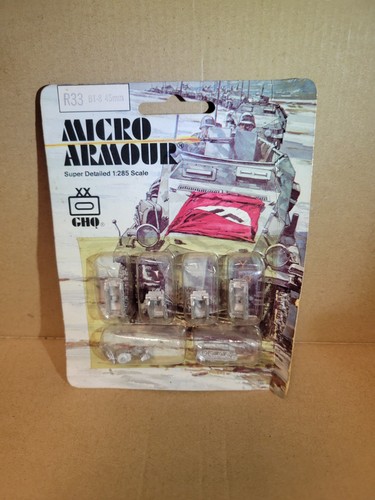 1981 Sealed GHQ MICRO ARMOUR 1:285 Scale WWII R33 Russian BT-8 Tank ...
