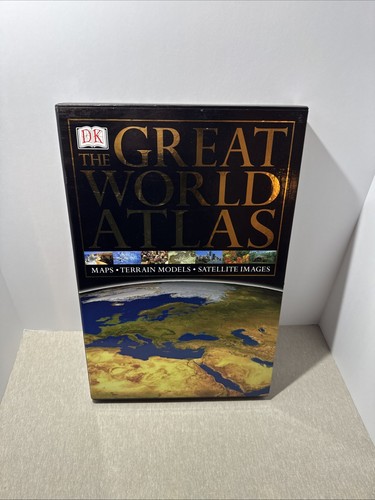 DK The Great World Atlas, Dorling Kindersley Revised Ed. 2002: GORGEOUS ...