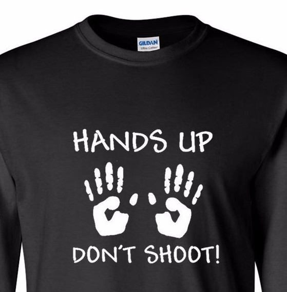 Hands Up Don't Shoot Black Lives Matter Shirt BLM Gifts for Him Fathers ...