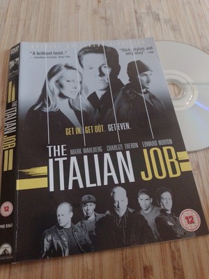 The Italian Job DVD 2003 Action Crime Thriller Movie Remake w/ Mark ...