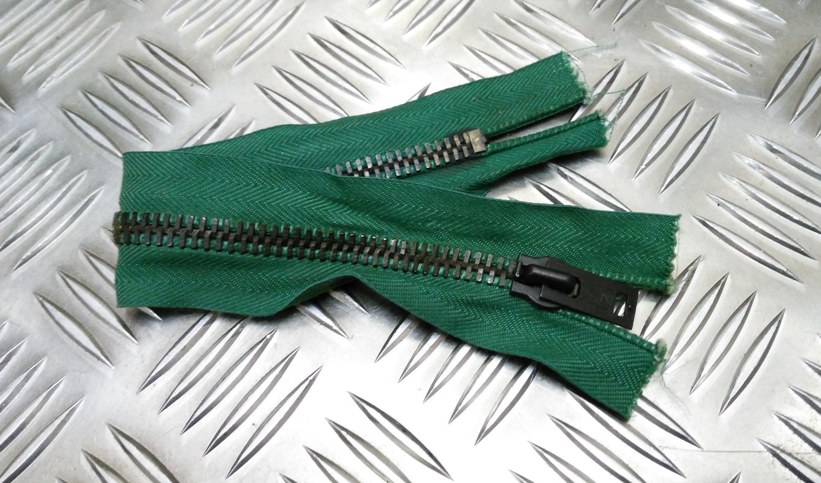 Vintage British Military Metal Zip Zipper NZ or CLIX Open or Closed End ...