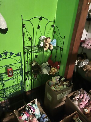 Metal Shelfing. Tall Slender 3 Shelf Display. | eBay