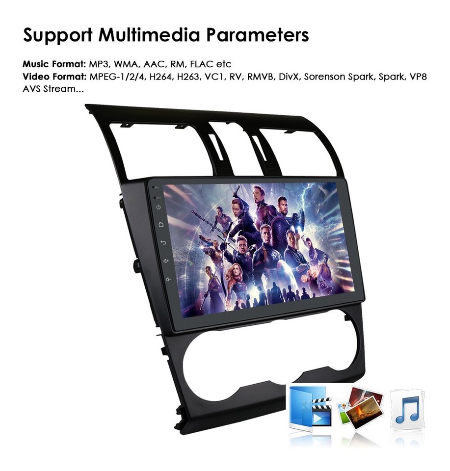 Android 12 GPS Car Radio Stereo Head Unit For Subaru WRX STI Forester ...