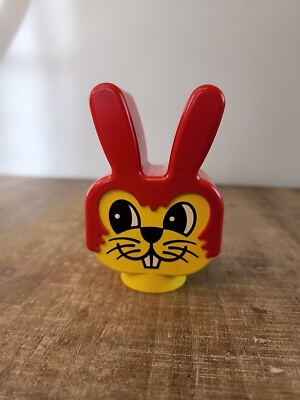 Vintage Lego Duplo Big Animal Head Rabbit Bunny Piece | eBay