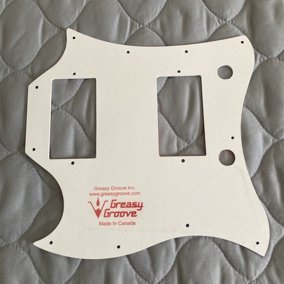 Greasy Groove Gibson SG Standard Pickguard Skull & Crossbones | eBay