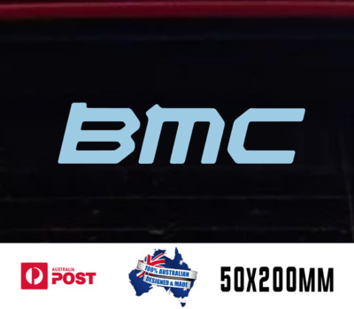 2x BMC Bikes Windshield Windscreen Sticker Decal 200mm BLUE | eBay ...