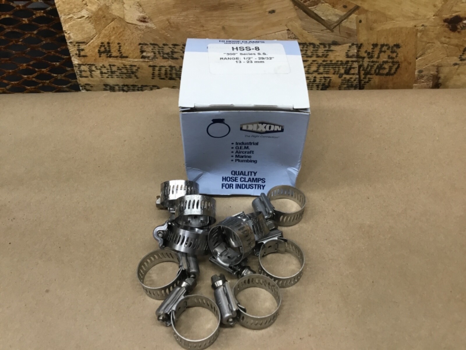 Dixon HSS8 Worm Gear Clamp for sale online | eBay