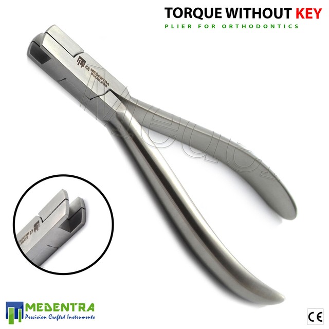 Dental Orthodontics Torque Key Pliers Arch-wire Torquing Plier With 2 ...