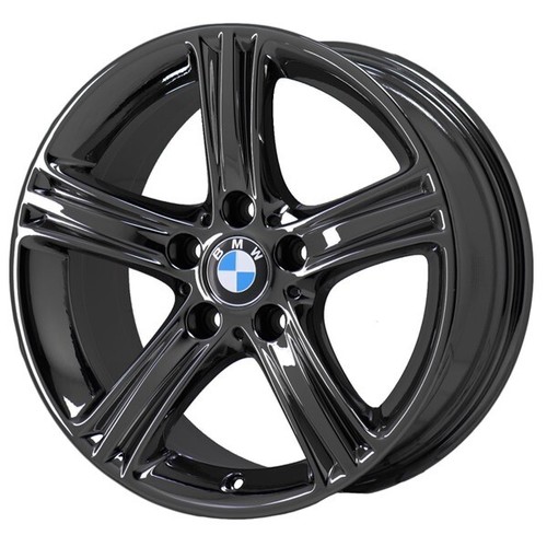 17" BMW 320i PVD BLACK CHROME-C WHEEL RIM FACTORY OEM 71535 2007-2019 ...