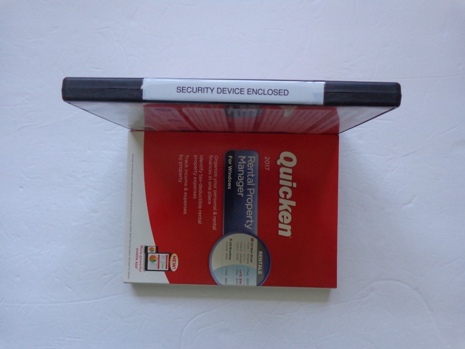 Quicken 2017 Rental Property Manager For Windows Vista SP2, Windows 10 ...